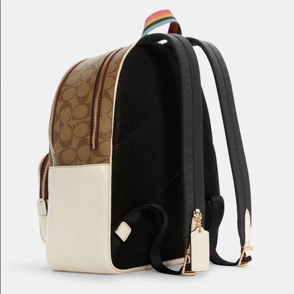 Coach | Bags | Nwt Coach X Peanuts Court Backpack In Signature Canvas ...